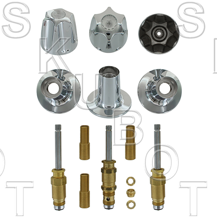 Tub/Shower 2-Handle Remodeling Kit For Delta at Sammy Parra blog