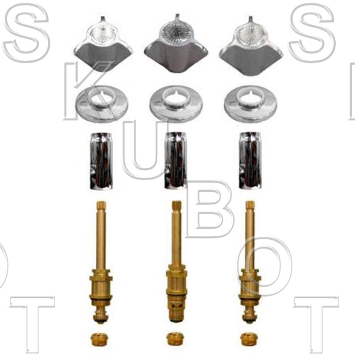 Factory Direct Plumbing Supply | Replacement Sayco* Rebuild Kit 3 Valve ...