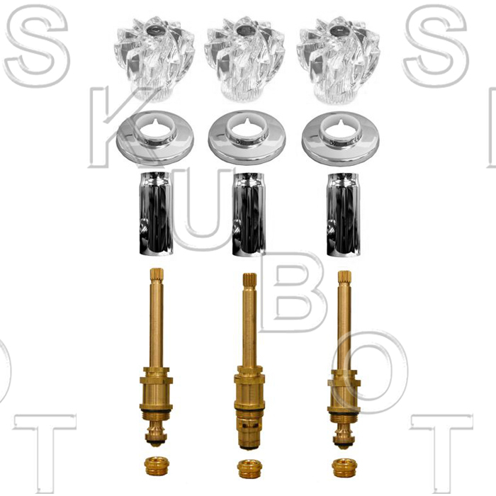 Factory Direct Plumbing Supply | Sayco* 3 Valve Tub & Shower Rebuild ...