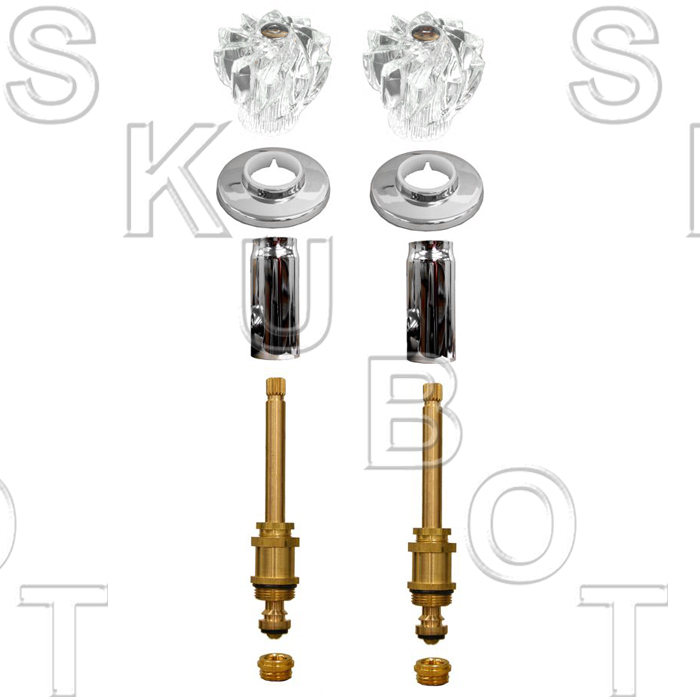 Factory Direct Plumbing Supply | Sayco* 2 Valve Tub & Shower Rebuild ...