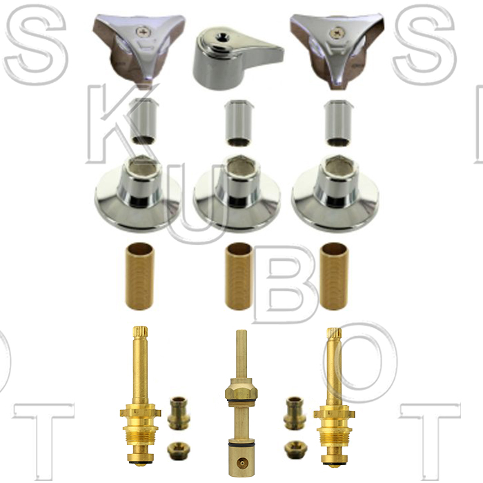 Factory Direct Plumbing Supply | Union Brass* Gopher* Tub Rebuild Kit 3 ...