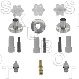 Factory Direct Plumbing Supply | Replacement NIBCO* 3 Handle Tub ...